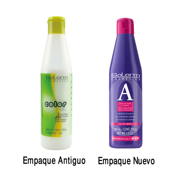 Salerm - Color Soft Developer Emulsion - 200 Ml - Cosmetics Afro Latino
